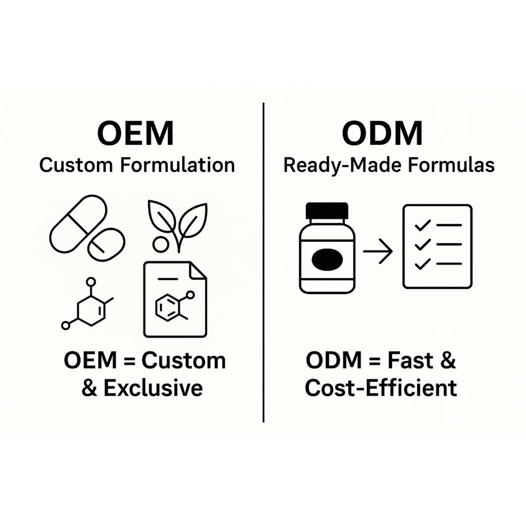 OEM vs ODM: Choosing the Right Manufacturing Model for Your Nutritional ...